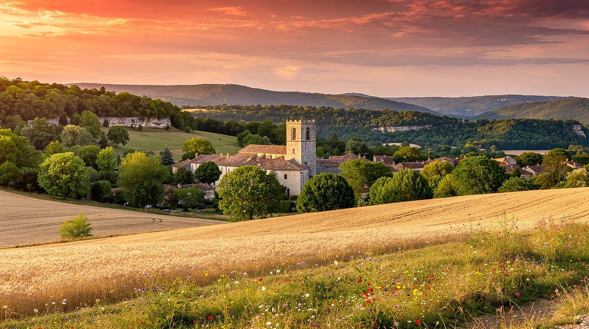 Le Montcuq français : ce village du Lot sur 32,22 km² a vu son nom ...