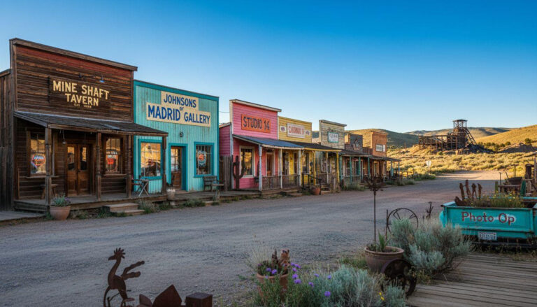 This ghost town where 40 galleries fill abandoned coal mining buildings ...