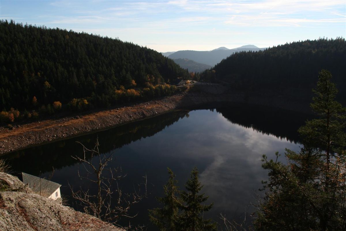 Le Lac Noir à 955m d'altitude : 14 hectares de miroir naturel au cœur ...