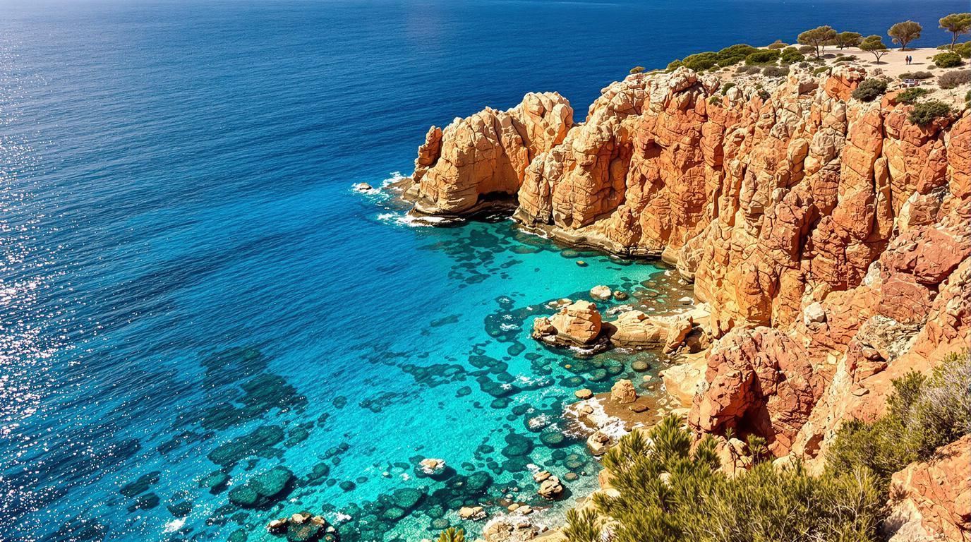 Ce site corse de 350 millions d'années abrite 487 roches rouges uniques