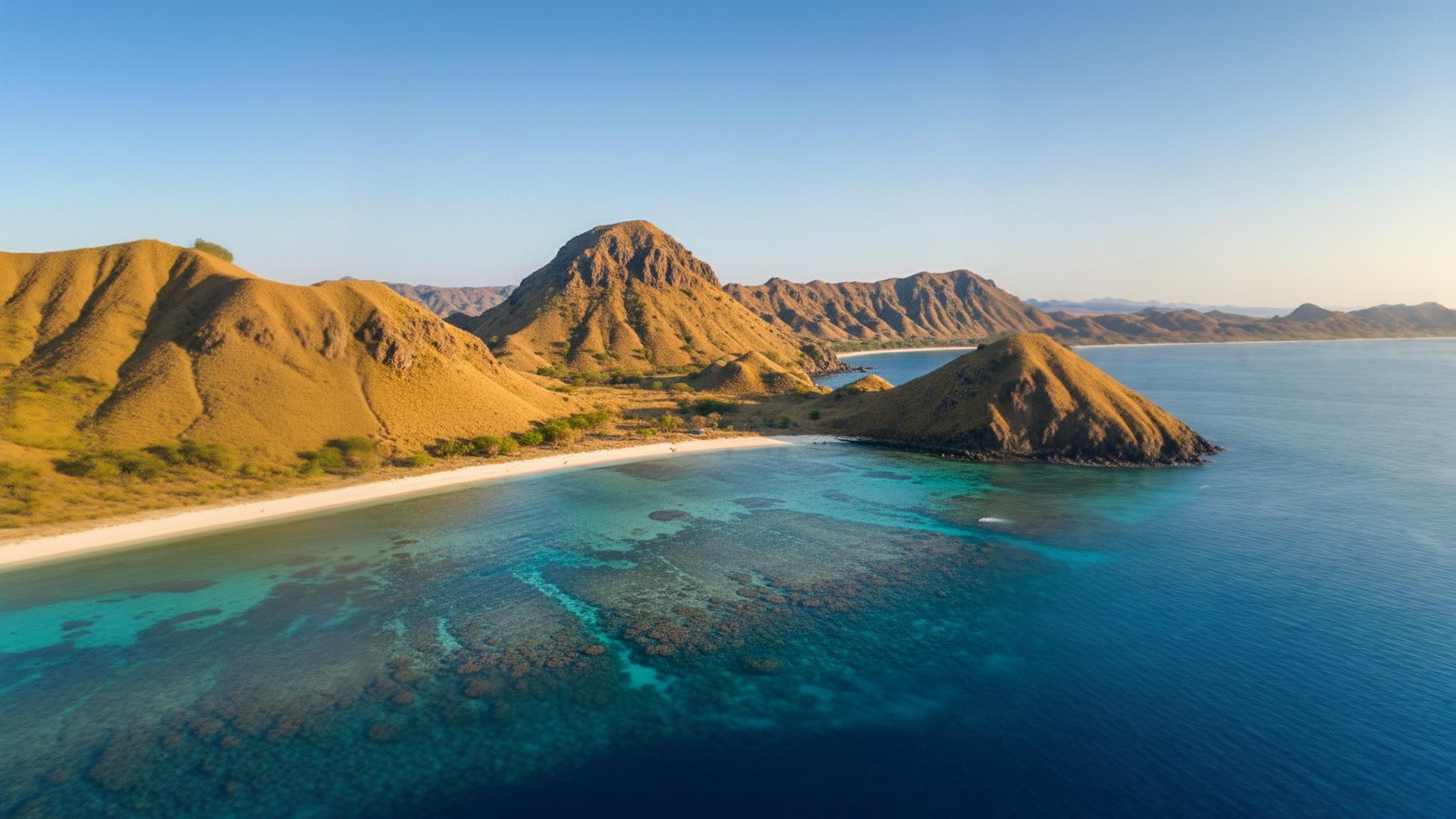 Komodo abrite 5000 dragons de 3 mètres sur 1733 km² avec 1000 espèces ...