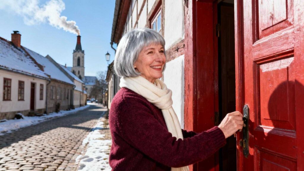 Denna gruvstad i Norge där 3 921 invånare lever i trähus från 1644